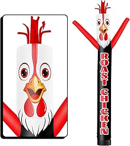 Amazon.com: GOODENY 10FT Tall Inflatable Tube Man Roast Chicken Wacky ...