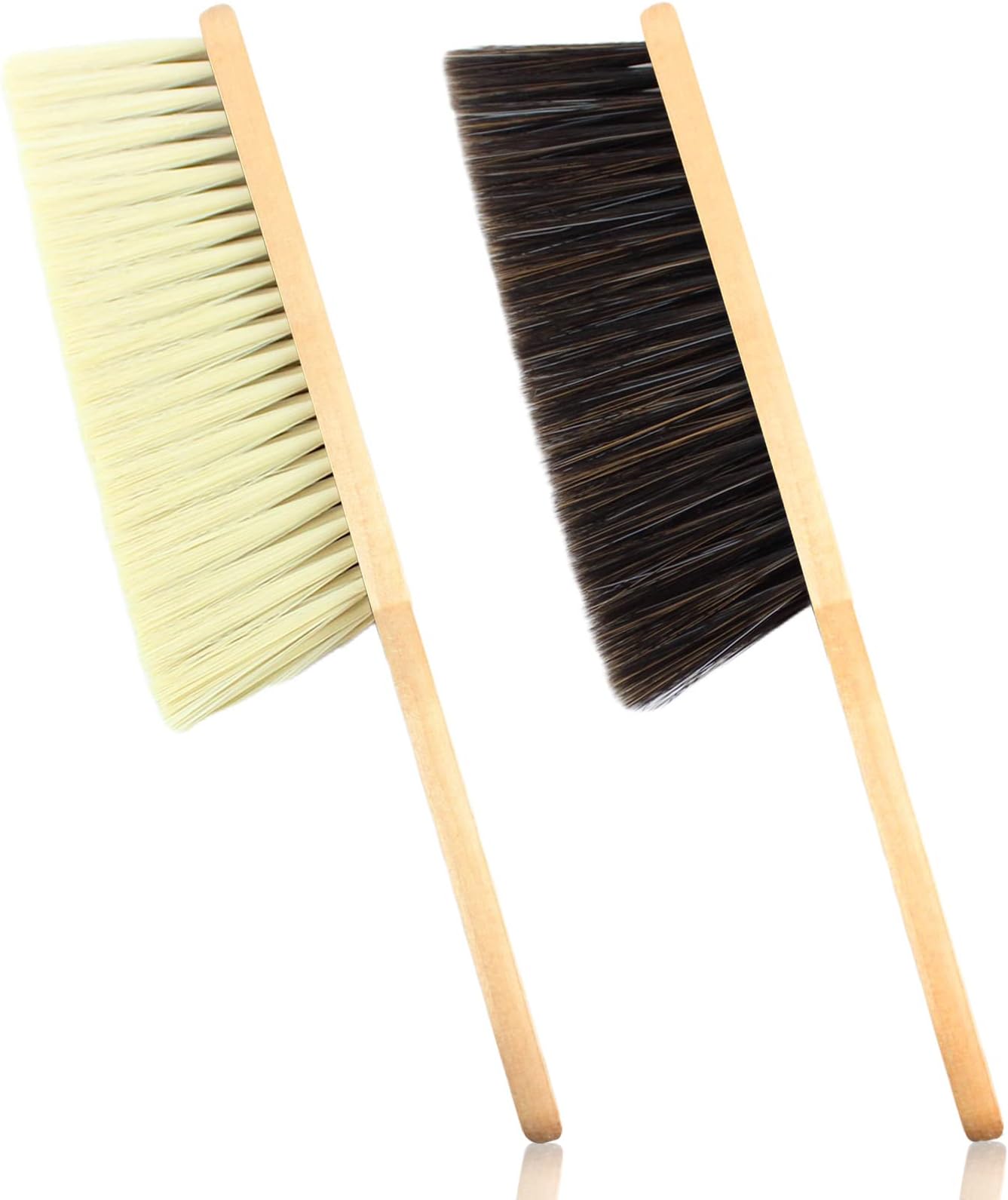 Amazon.com: 2 Pieces Dust Brush Hand Broom Wooden Bench Brushes with ...