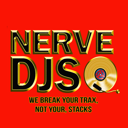 Nerve Djs Logo ArtStation Neon Style Modern DJ Logo