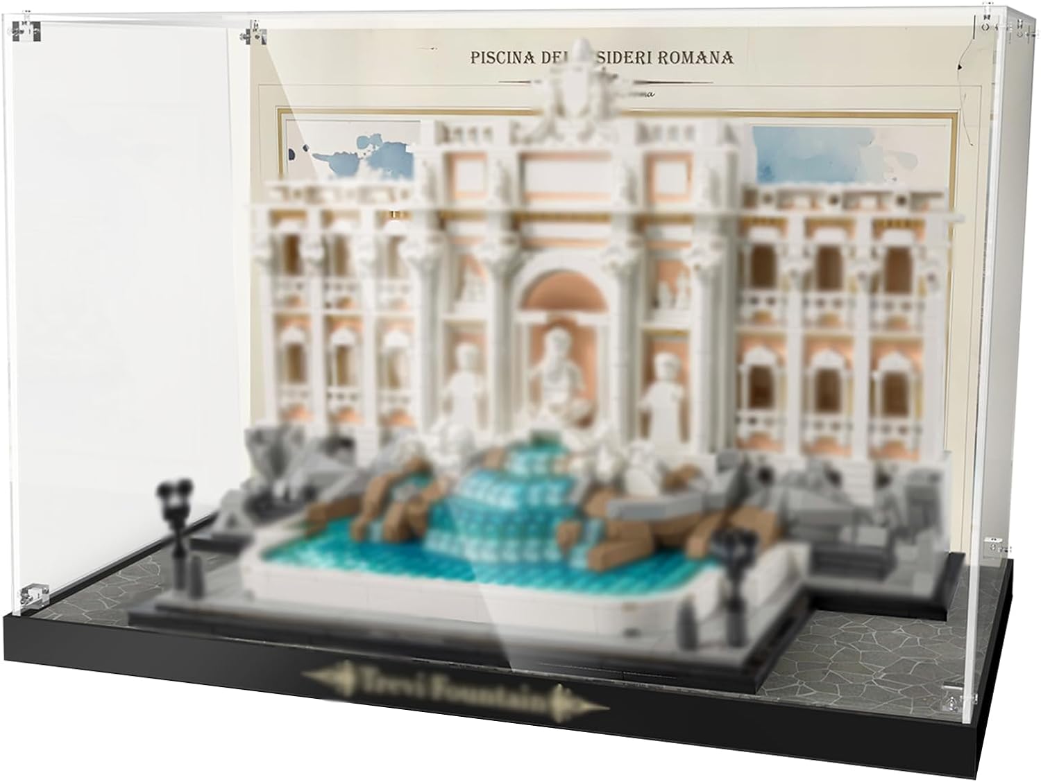 Amazon.com: PIPART Acrylic Display Case for Lego 21062 Trevi Fountain ...