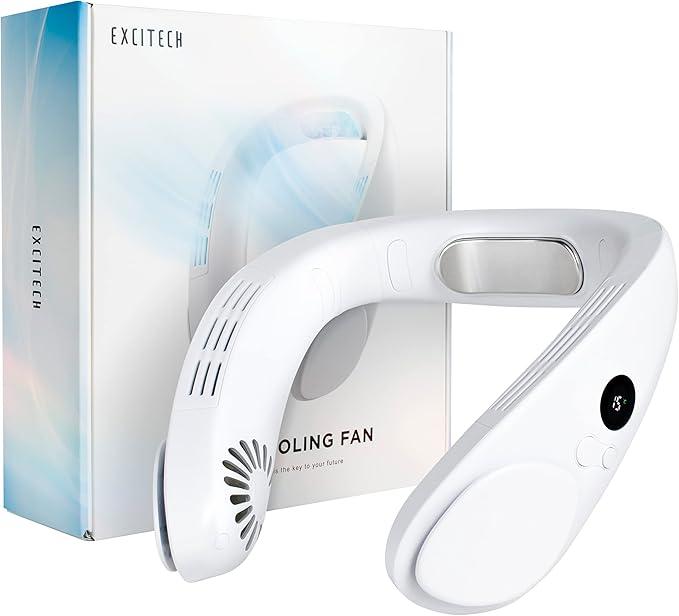 Amazon | 【-15℃ 瞬間冷却 ペルチェ素子】 ネッククーラー【国内メーカー】4400mAh 冷却プレート ネックファン 首掛け扇風機 羽根なし 携帯扇風機 大風量 超軽量 静音 ...