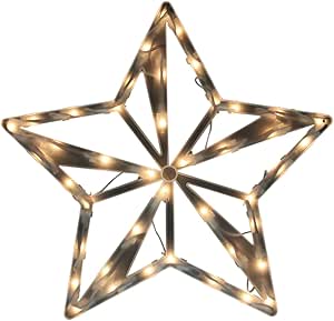 Amazon.com: IMPACT INNOVATIONS IMPORTS-2 Lighted Star Christmas Window ...