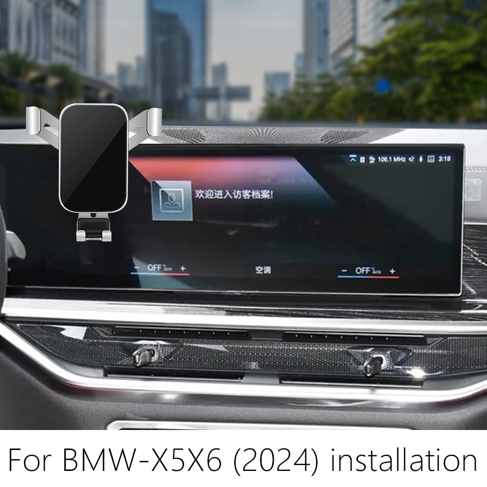 Snapklik.com : LUNQIN Car Phone Holder For BMW X5 2024 2025 And BMW X6 ...
