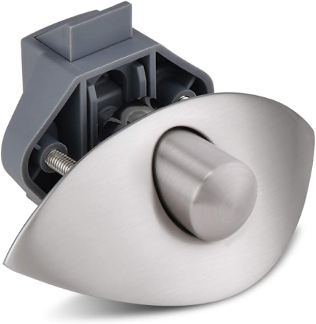 Half-moon Push Lock Keyless Push Latch Catch RV Wardrobe Drawer Cabinet ...