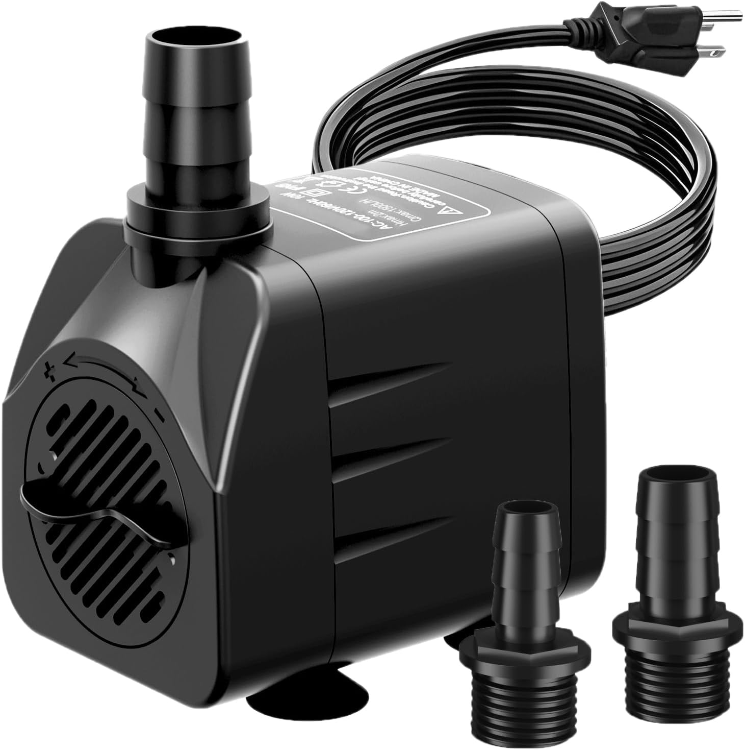 QIOMALA 550GPH Submersible Water Pump, 25W Fountain Pump High Lift with ...