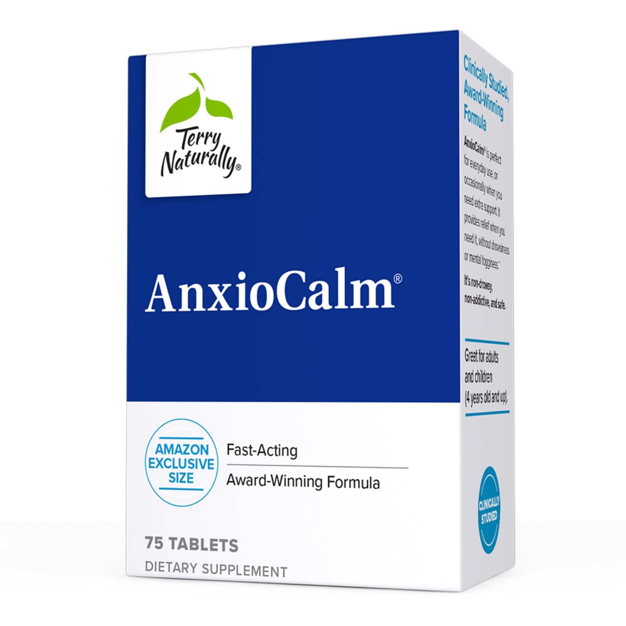 Amazon.com: Terry Naturally AnxioCalm - 75 Tablets, Pack of 2 - Fast ...