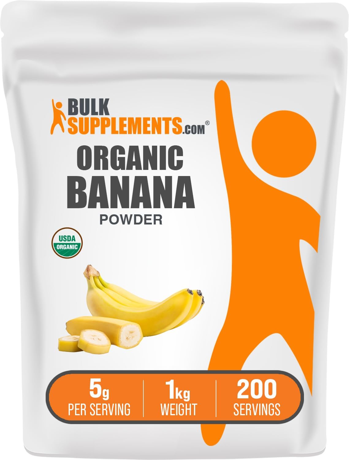 Amazon.com: BulkSupplements.com Organic Banana Powder - Banana Fruit ...