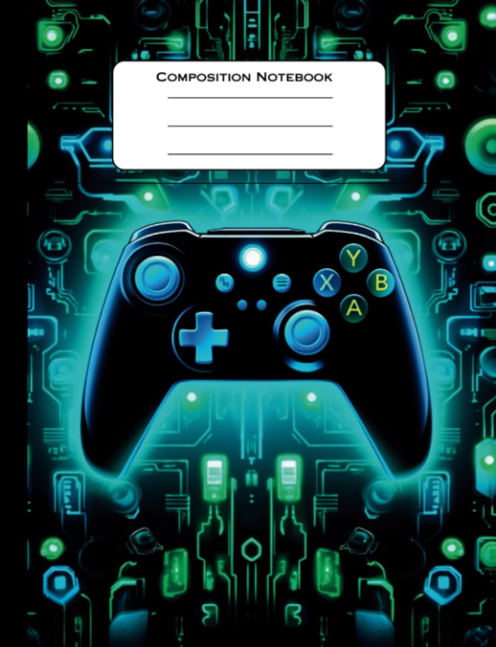 Amazon.com: Composition Notebook | Wide Ruled Paper | Video Game Player ...