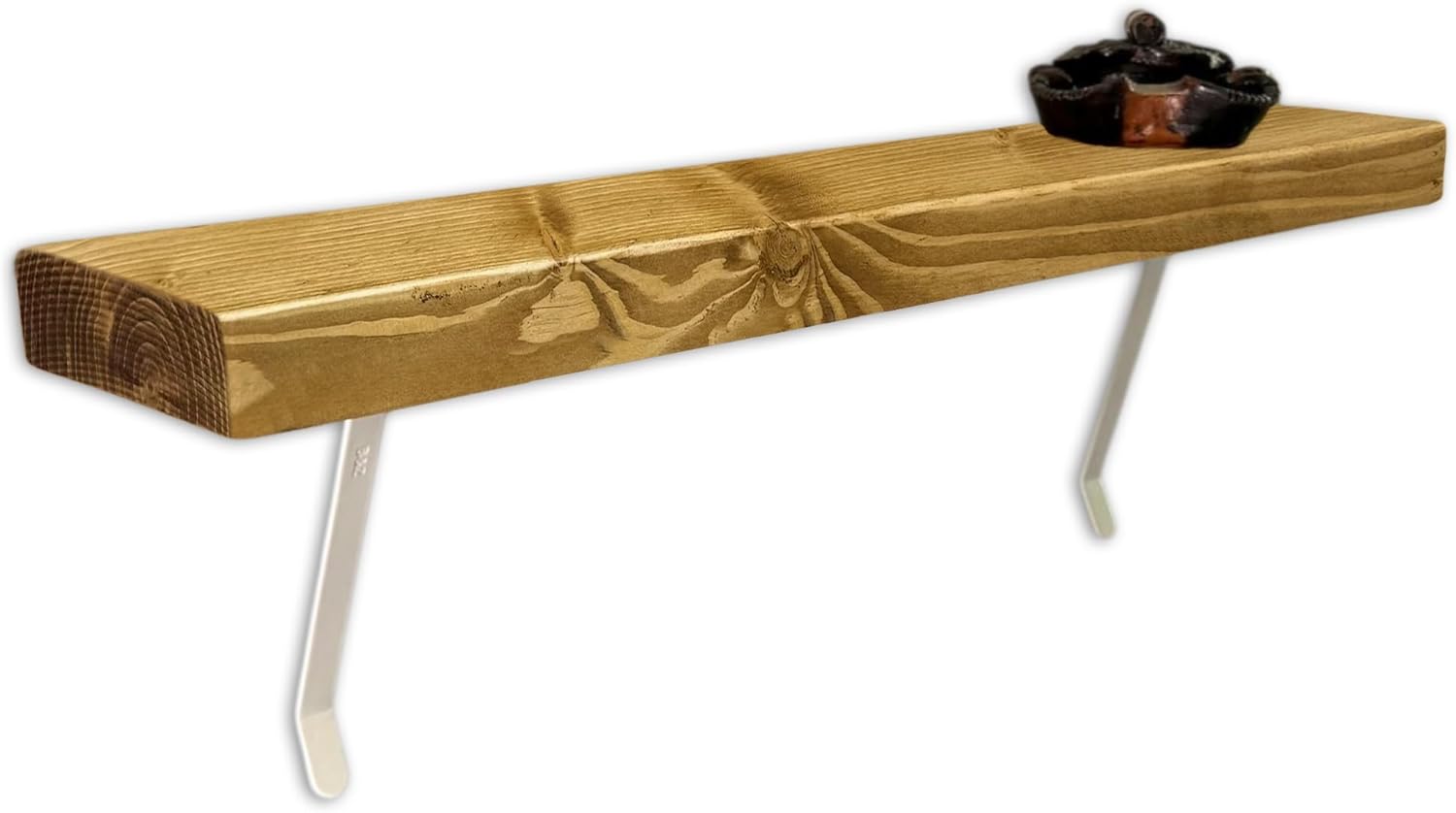 MKGT NO Drill Radiator Shelf | Rustic Slim Narrow Shelf for Hallway ...