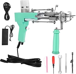 Tufting Gun 2 in 1 Rug Gun Electric Carpet Weaving Gun Handheld for Cut ...