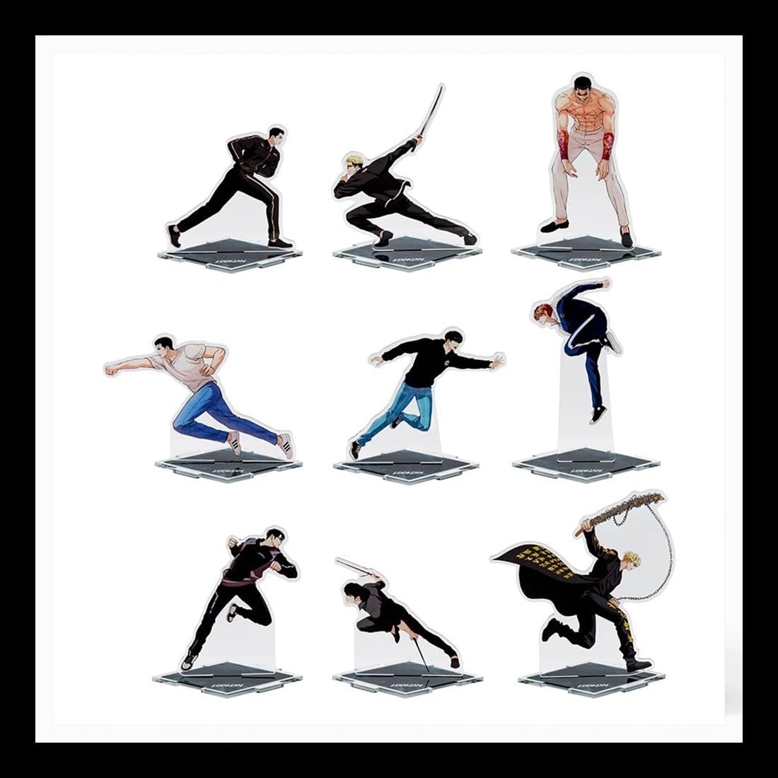Amazon.com: LOOKISM Acrylic Stand, The Hunt for Gun Collection, 9 ...