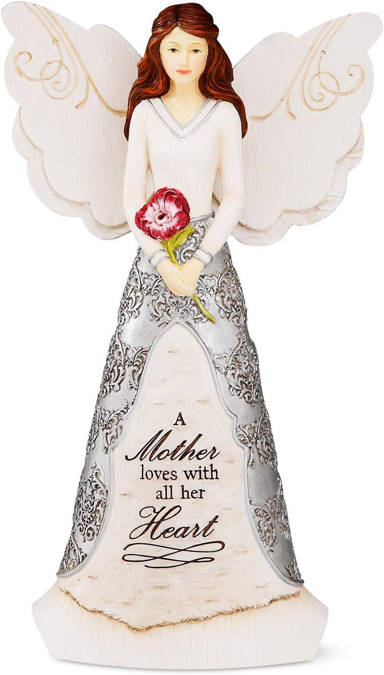 Amazon.com: Elements Mother Angel Figurine by Pavilion, 8-Inch, Reads a ...