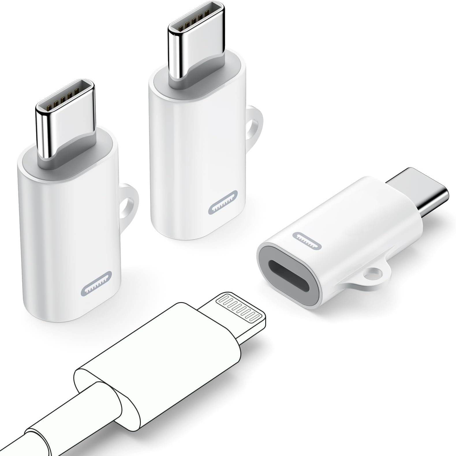 Amazon.com: zoyuzan 3Pack USB C Female to Lightning Male Adapter for ...