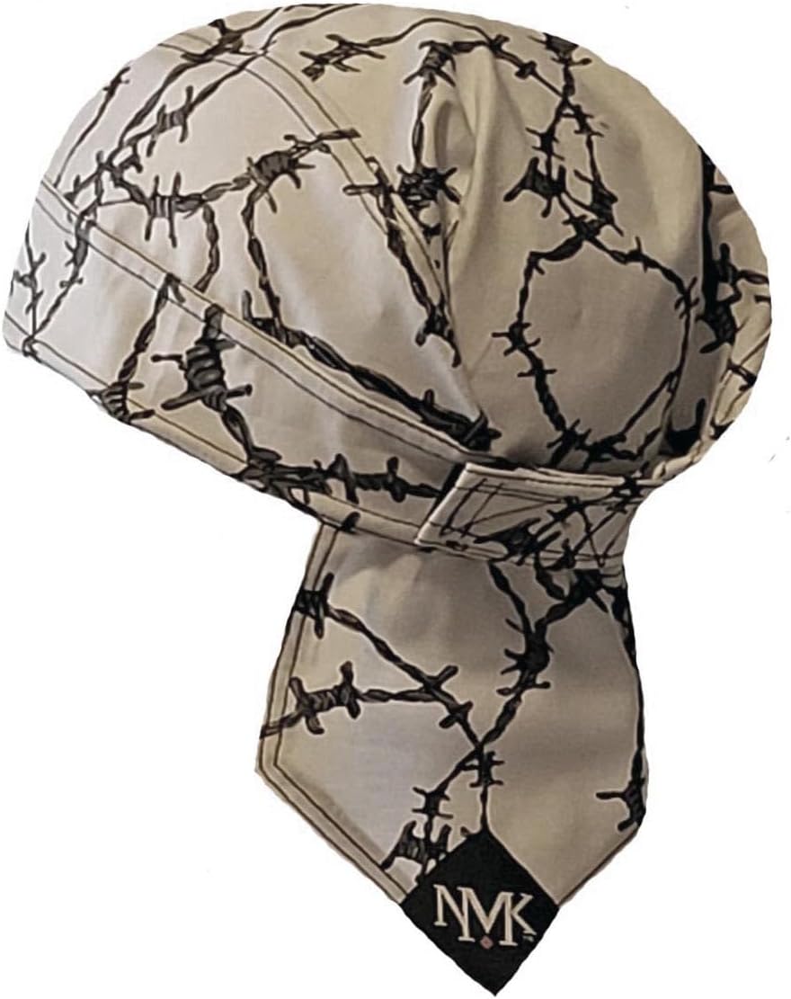 No More Knots BARBEDWIRE NMK durag Cycling Doo RAG Skull Cap Hat ...