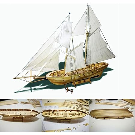 Amazon.com: EastVita Wooden Model Ships Kits to Build for Adults ...