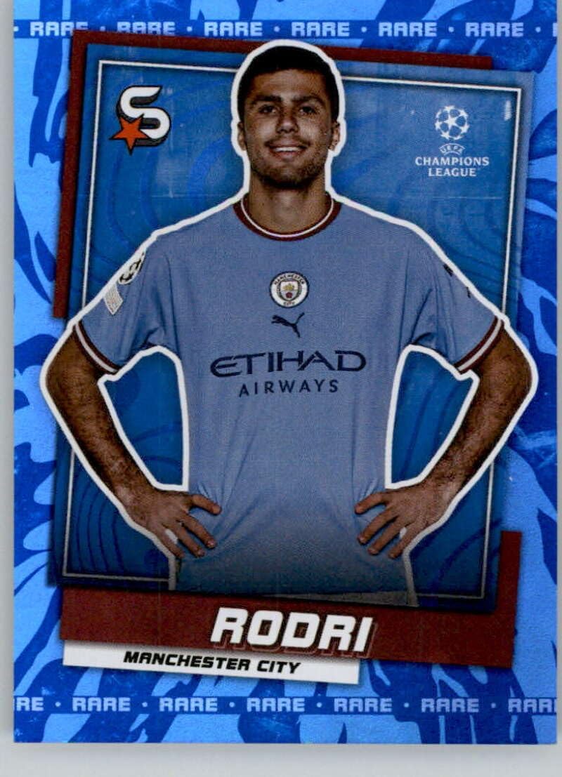 Amazon.com: 2022-23 Topps UEFA Superstars Rare #3 Rodri Manchester City ...