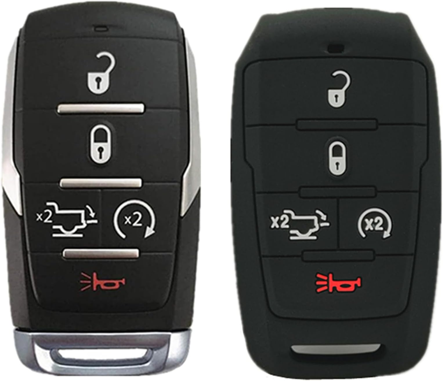 Amazon.com: KAWIHEN Key Fob Shell Replacement for 2019 2020 2021 2022 ...