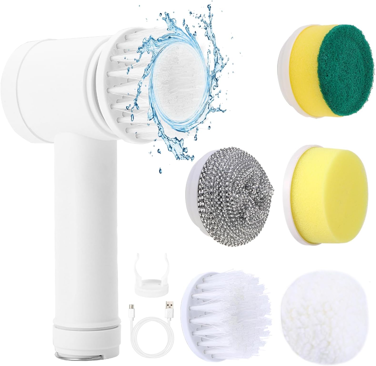 Amazon.com: Electric Spin Scrubber, Electric Cleaning Brush Power ...