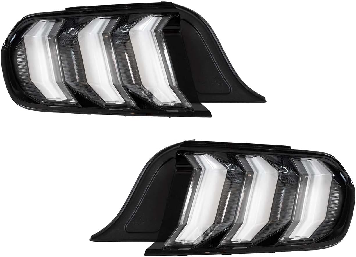 Amazon.com: OEM Clear Tail Lights Pair LH RH for 2018-2023 Ford Mustang ...