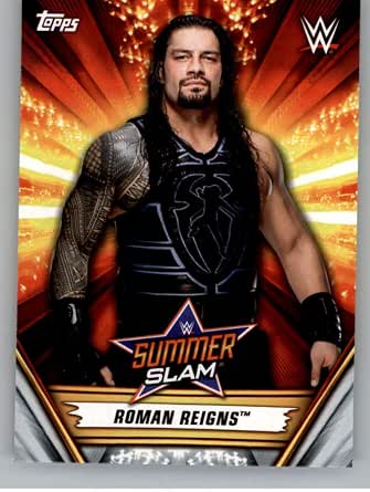 Amazon.com: 2019 WWE Topps SummerSlam Wrestling #14 Roman Reigns ...