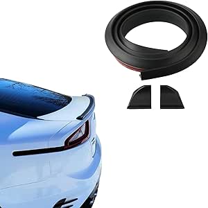 Car Rear Spoilers,1.5m/4.9ft Universal Car Rubber Strip Bar Spoiler ...