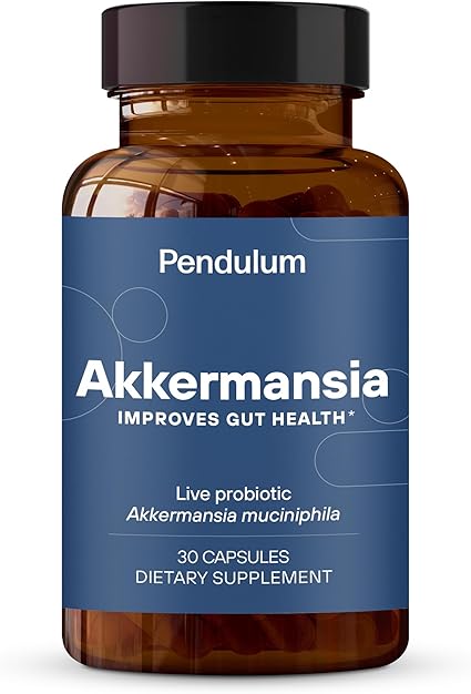 Amazon.com: Pendulum Akkermansia Probiotic with Prebiotic Fiber ...