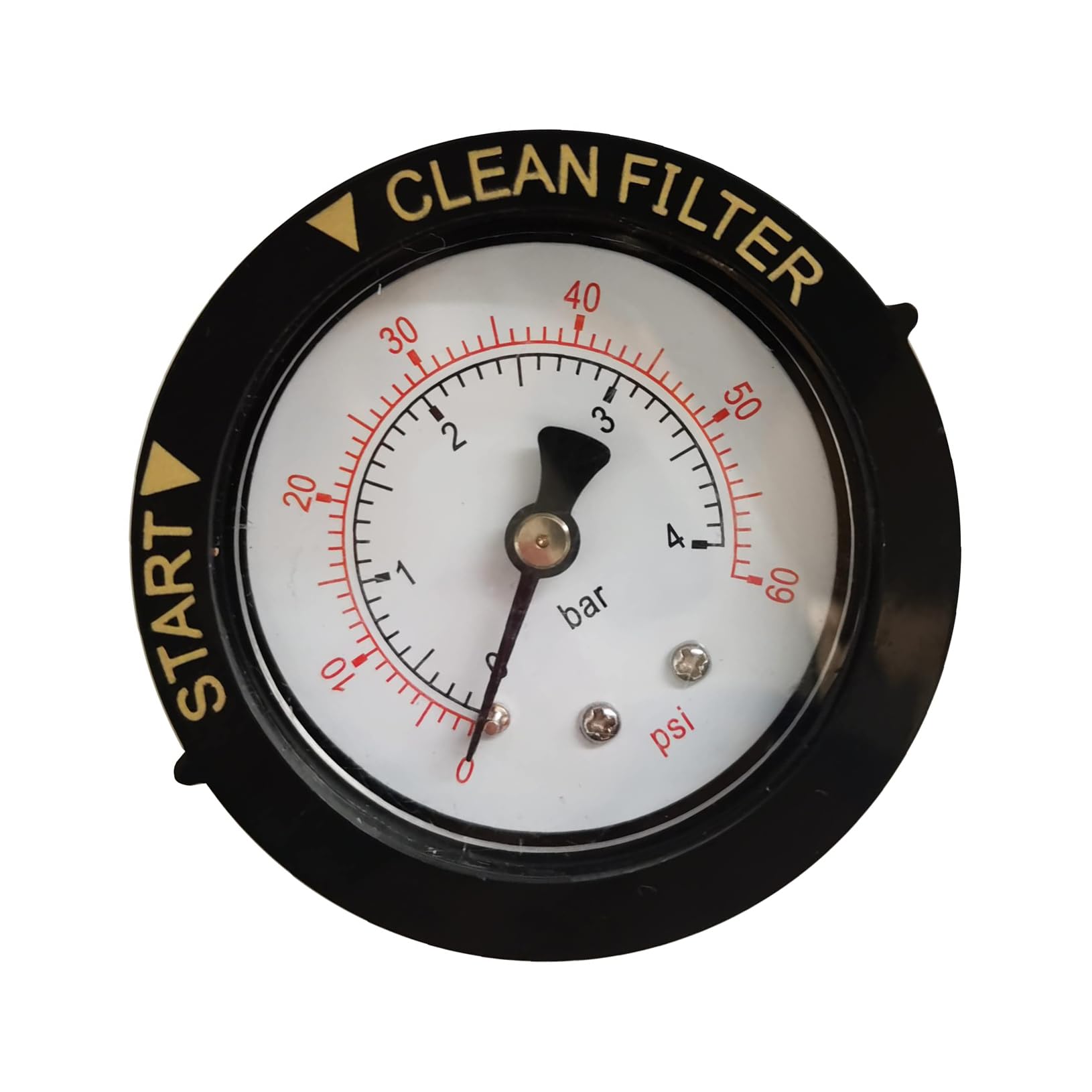 Amazon.com: Gihdfer 2" Dry and Utility Pressure Gauge 0-60 PSI ...