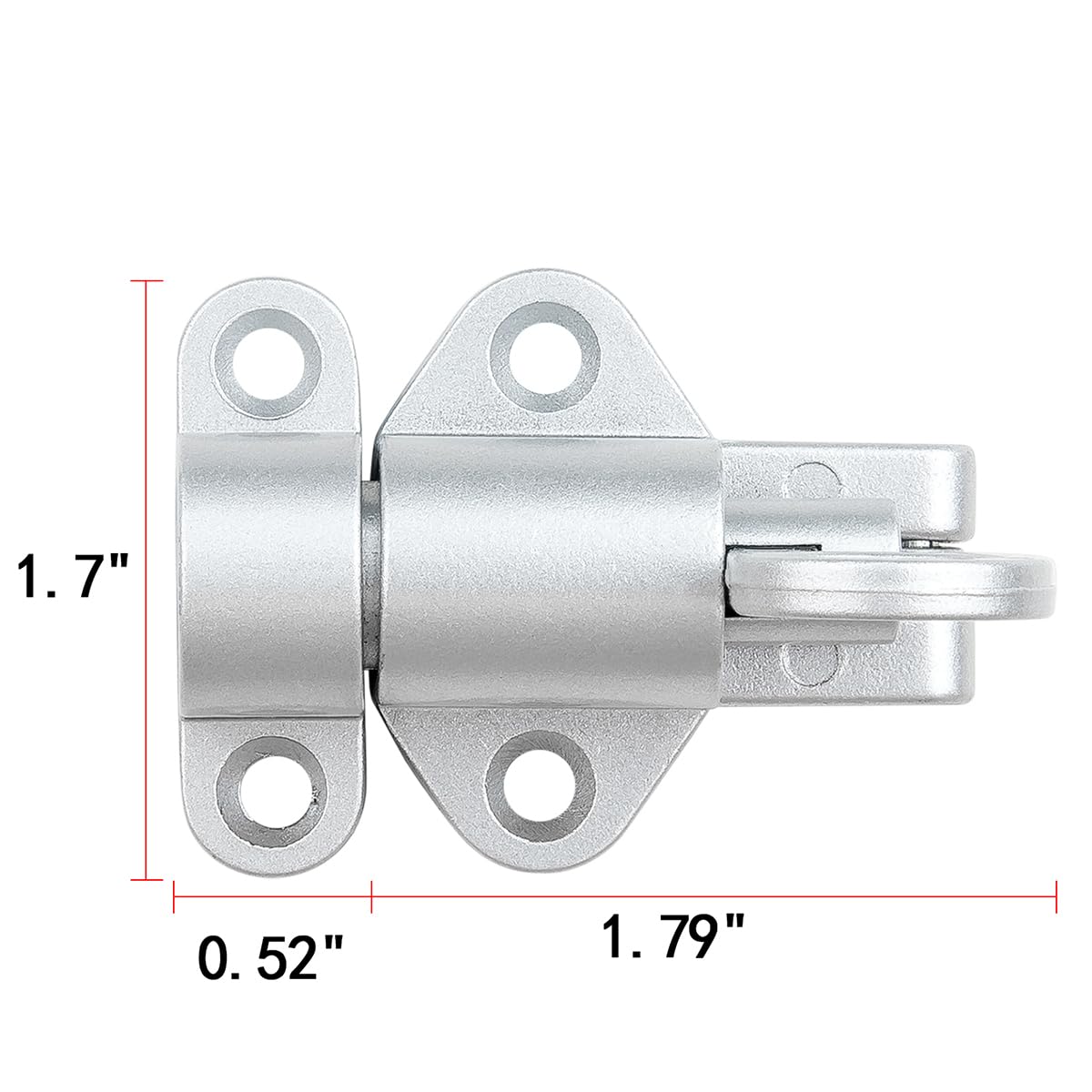 Snapklik.com : 7 Packs Silvery Self-Closing Latch - Security Automatic ...