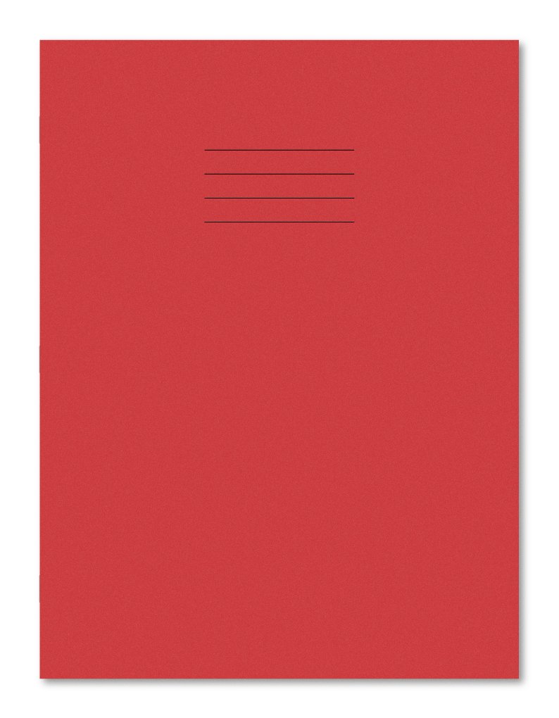 Hamelin A4+ Exercise Books 8mm Ruled 80 page 45 pack in Red : Amazon.co ...