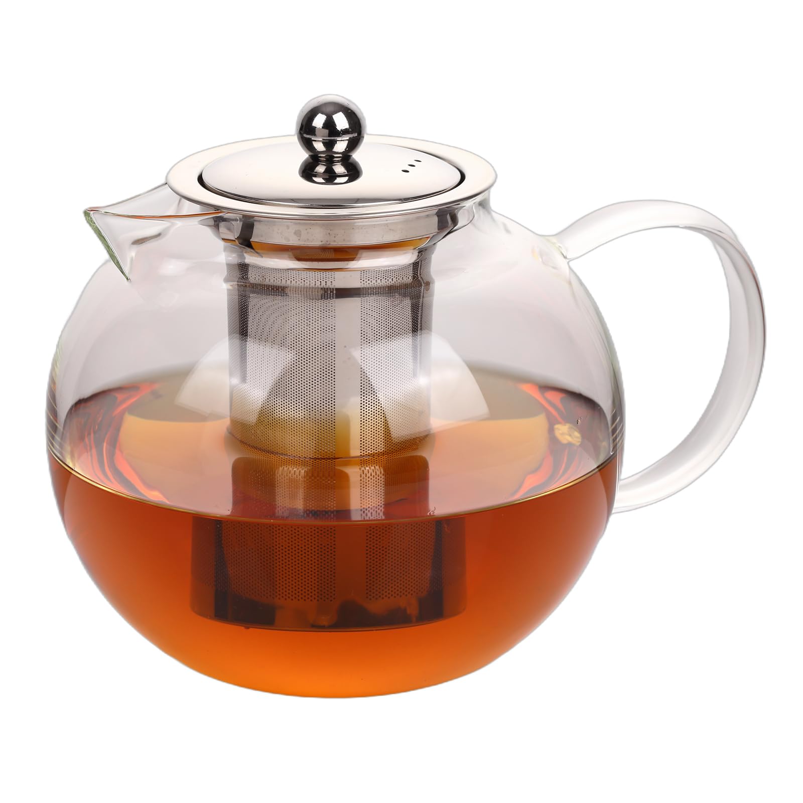 Amazon.com | Glass Teapot 1200ml Kettle Teapot Tea Pot for Loose Tea ...