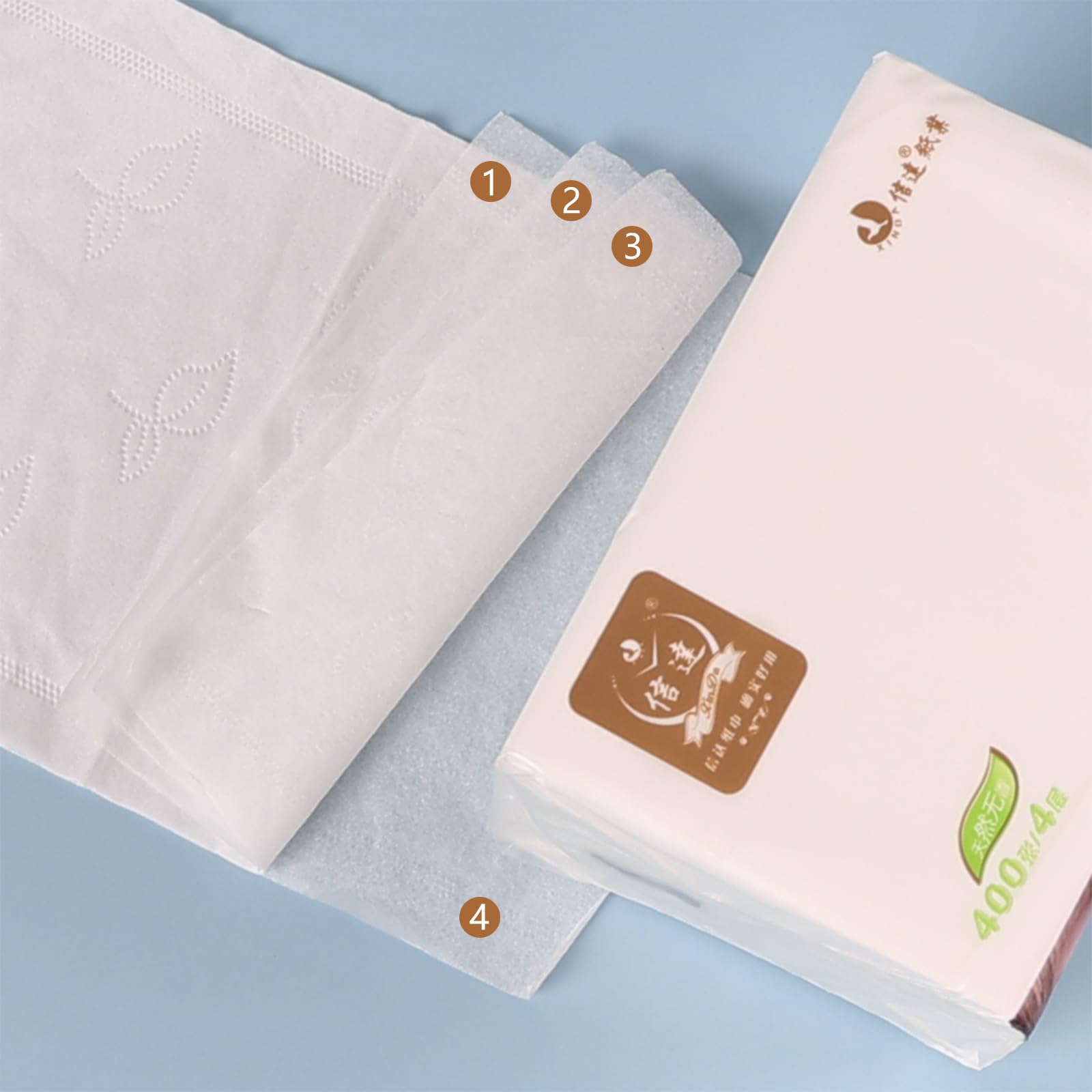 Snapklik.com : Wekioger 10 Pack 4-Ply Soft Facial Tissues