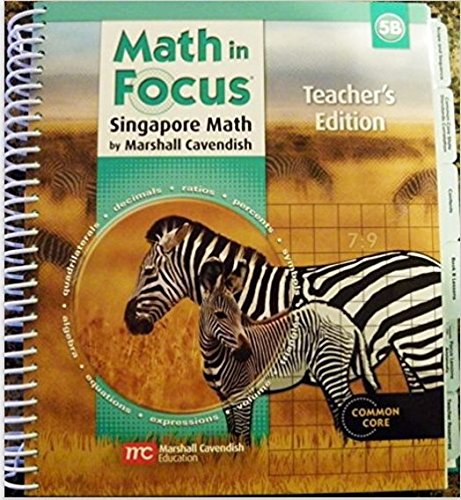 Buy Math in Focus: Singapore Math, Book B Grade 5: Teacher's Edition Book Online at Low Prices ...