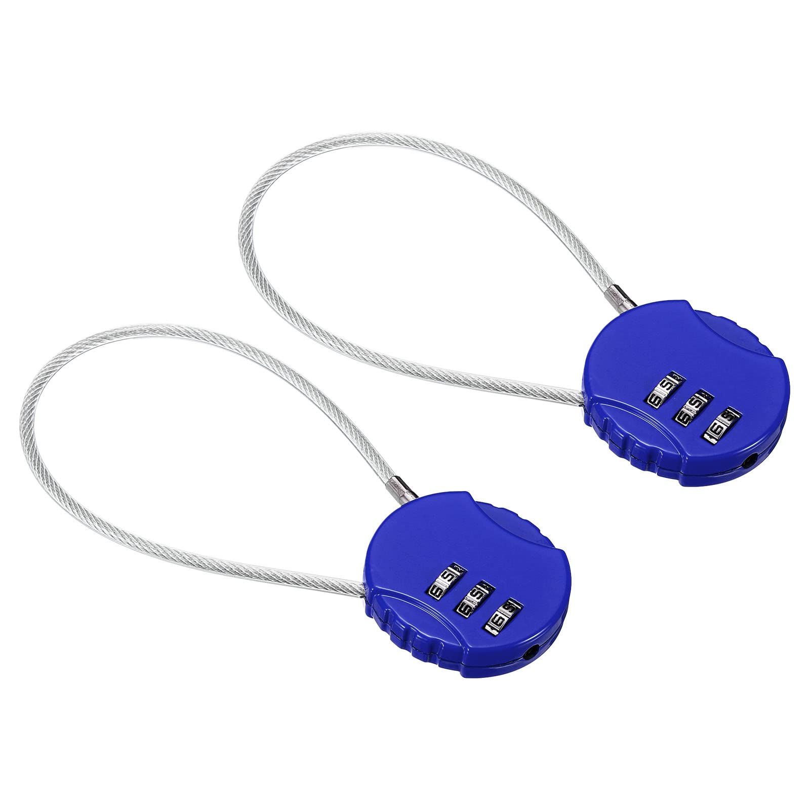 PATIKIL Combination Lock 8 Inch, 2 Pcs 3 Digit Outdoor Waterproof Code ...