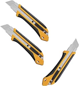 Amazon.co.jp: まとめ買い!! 3本セット「オルファ(OLFA) ハイパーH型オートロック 212B」 : 文房具・オフィス用品