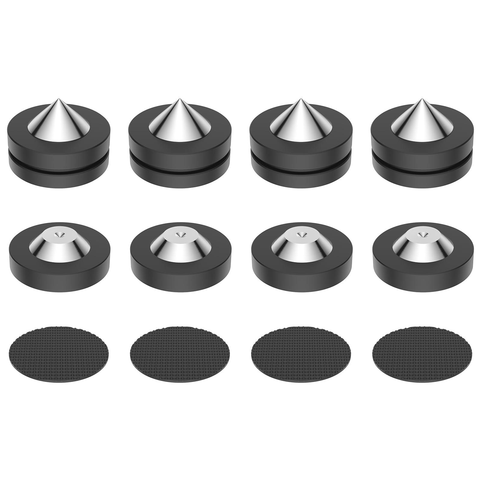 Brollitest Box Of 4 Speaker Spikes, 39x26mm Speaker Subwoofer Damper ...