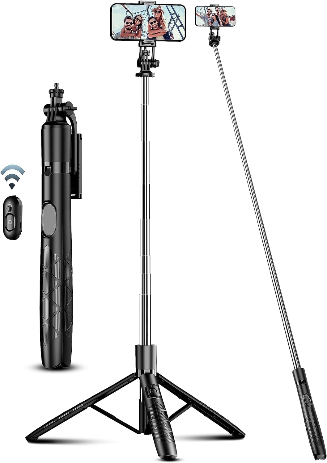 Tygot Bluetooth Extendable Selfie Sticks with Wireless Remote and ...