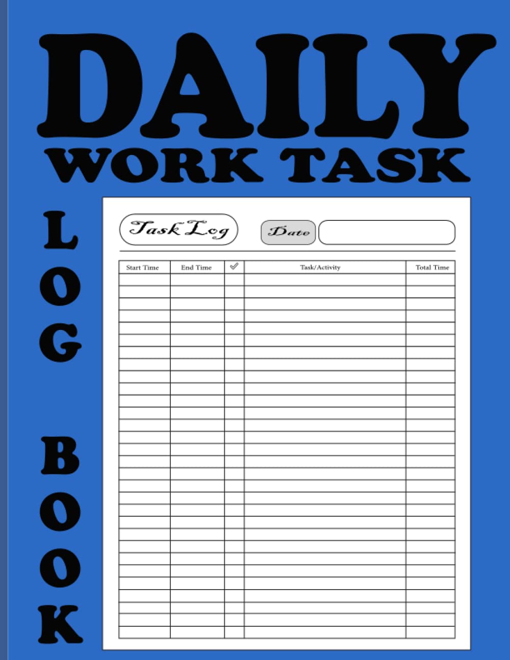 Amazon.com: Daily Work Task Log Book: Time Management for Employees Log ...