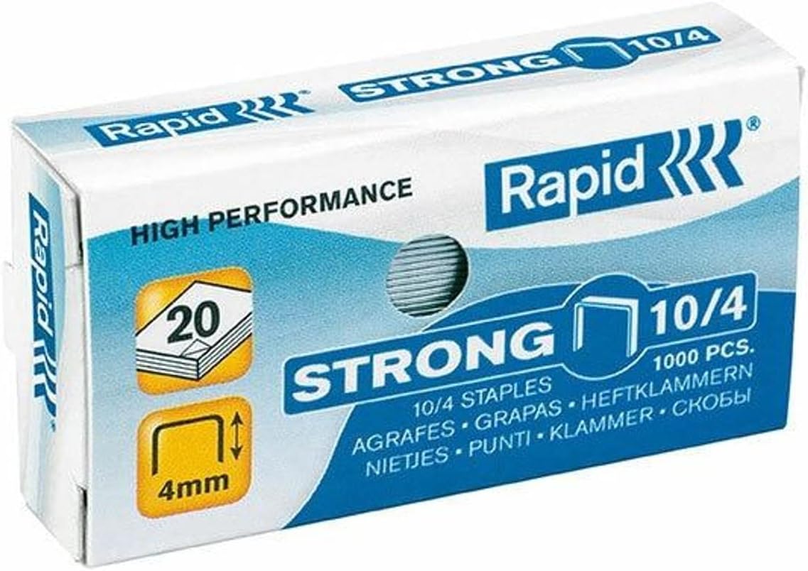 Rapid No. 10 Small Staples, For Stapling up to 10 Sheets, Use with Mini ...