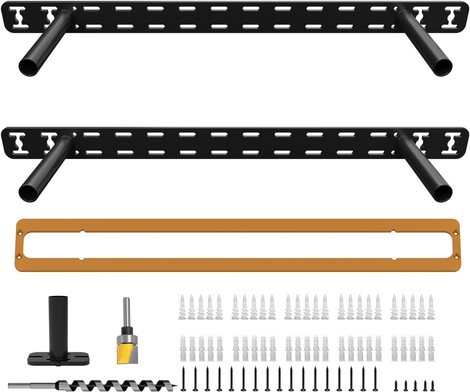 Amazon.com: Slimline 24” Floating Shelf Bracket, 150 LB Weight Capacity ...