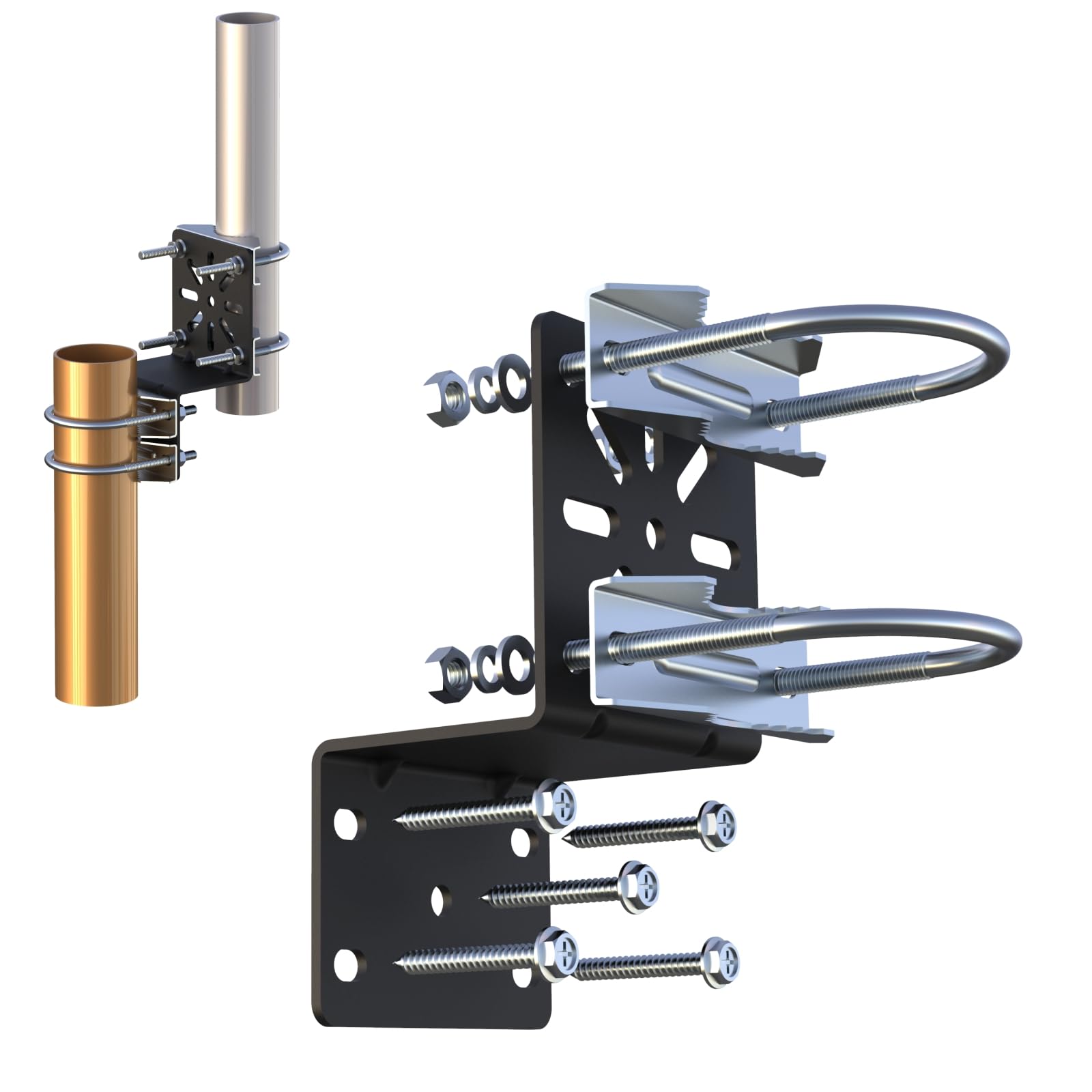 Snapklik.com : Antenna Mount Anti Vibration Weather-Resistant Heavy ...