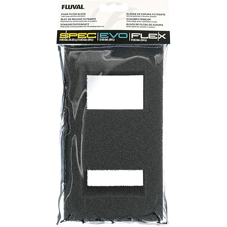 Fluval Spec Replacement Foam Filter Block & Biomax for Fluval Spec/Flex ...