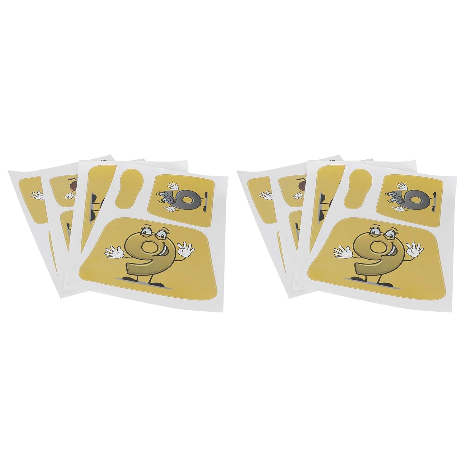 Game Sticker, Versatile Ground Sticker, PVC 4Pcs Durable Portable Easy ...