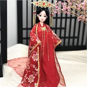 plush toys 12 Inch Ancient Chinese Bride Doll With Wedding Clothes ...