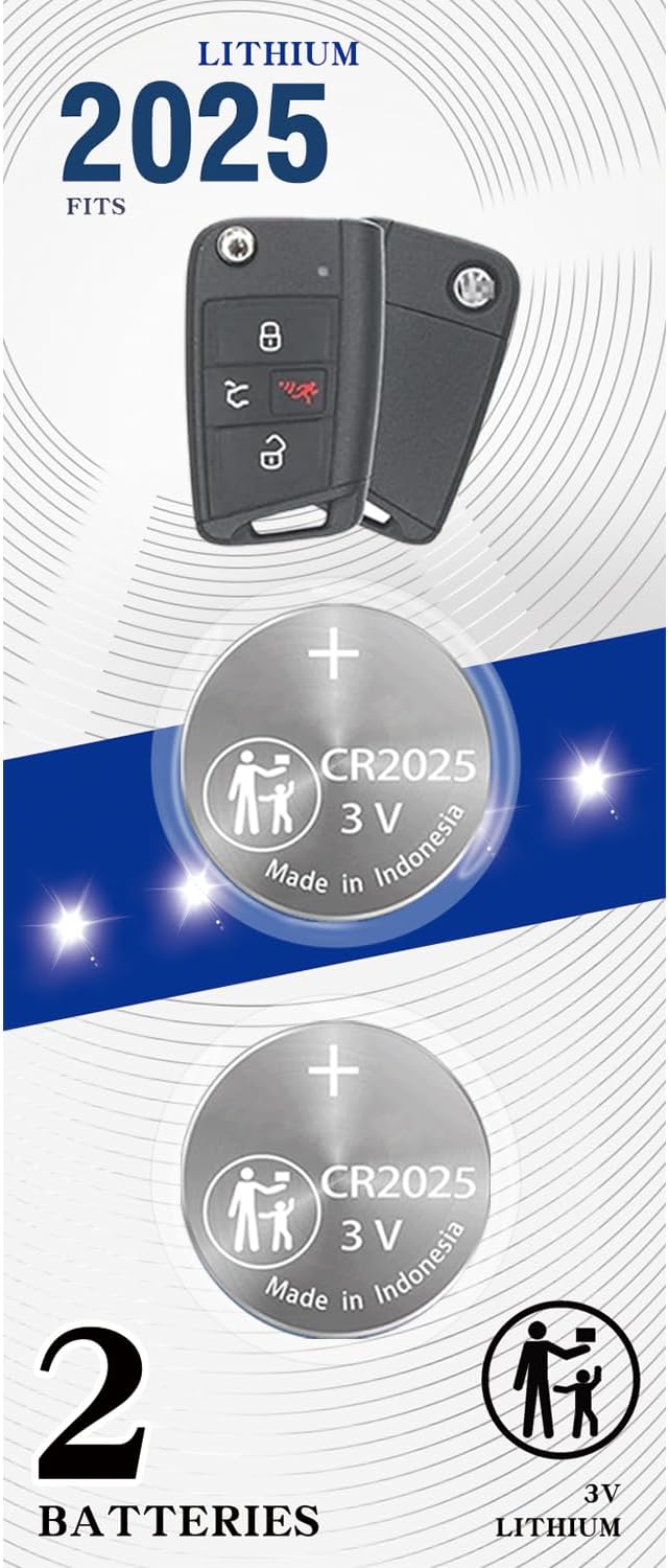 Amazon.com: Key Fob Replacement Batteries for Volkswagen VW (Jetta ...