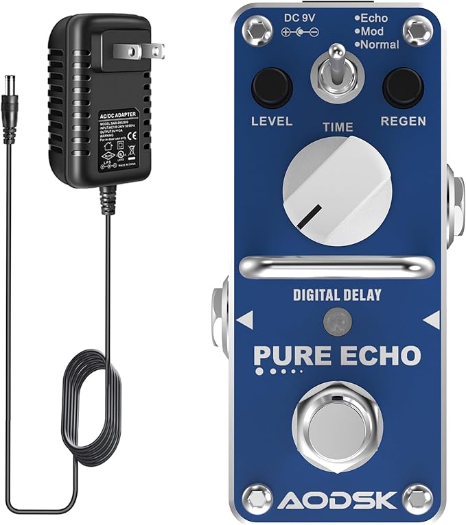 Amazon.com: AODSK Delay Effect Pedal,Digital Multi Delay,Portable Mini ...
