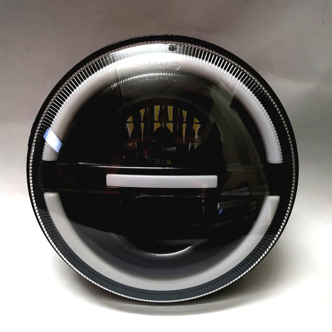 Royalpiston Smart LED 7" Headlight | 75-90W | Half Ring Minus | High ...