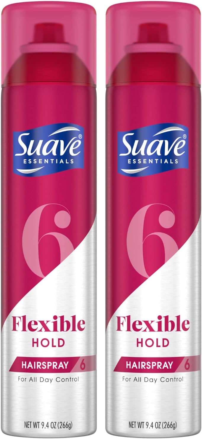 Amazon.com : Suave Flexible Hold Hairspray - Anti-Frizz, Anti-Humidity ...