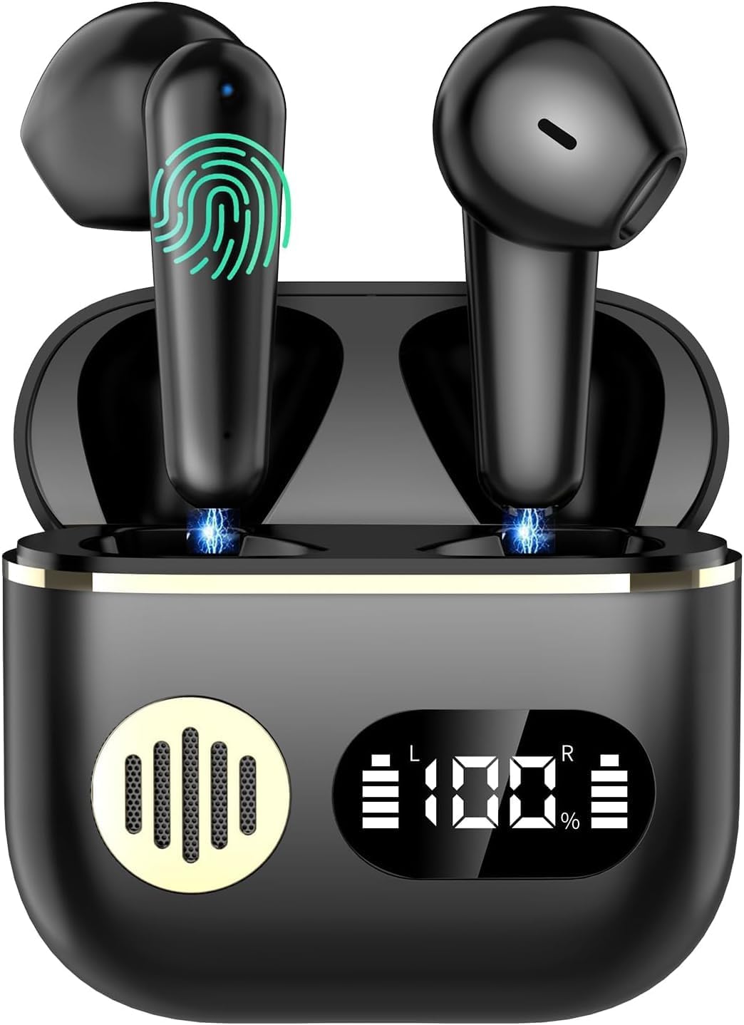 Amazon.com: ZIDOXING Wireless Earbuds Bluetooth 5.3 Headphones Bass ...