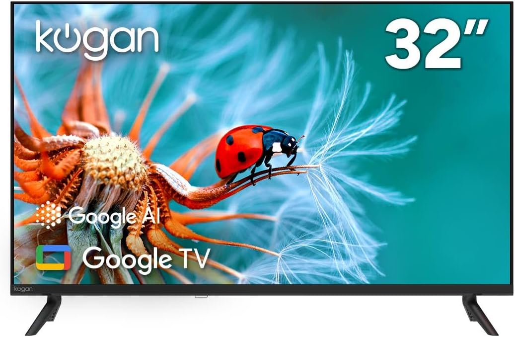 Kogan 32" LED Smart AI Google TV - R98V - KALED32R98VA - 32 Inch: TVs ...