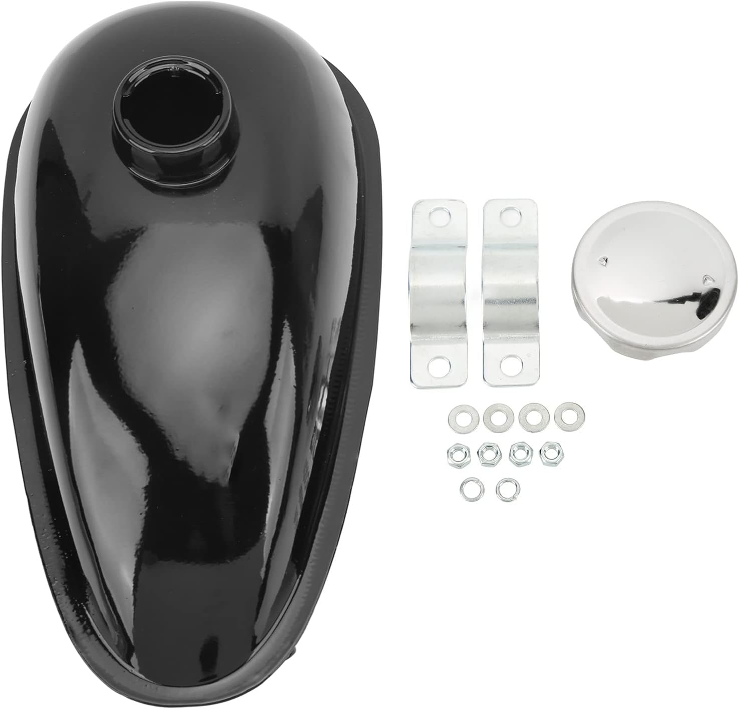 Amazon.com: 4L Motorized Biclcle Gas Tank, 4 Litres 1.05 Gallons Petrol ...